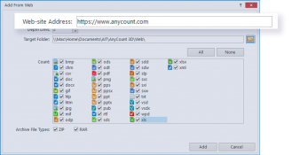 AnyCount is a Word Count software tool, Character Count, Line Count tool